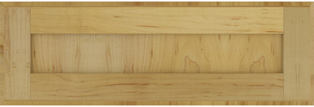 Custom Flat Panel Maple Drawer Fronts | Estate Millwork