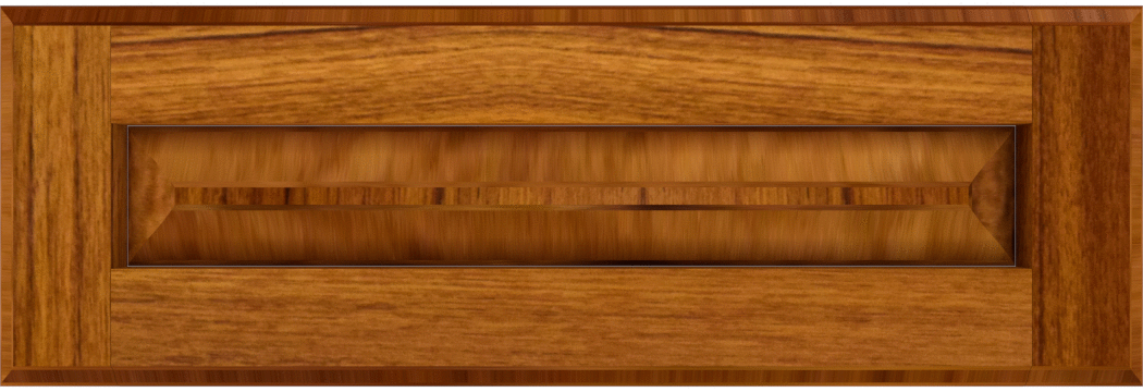Custom Raised Panel Teak Drawer Fronts | Estate Millwork