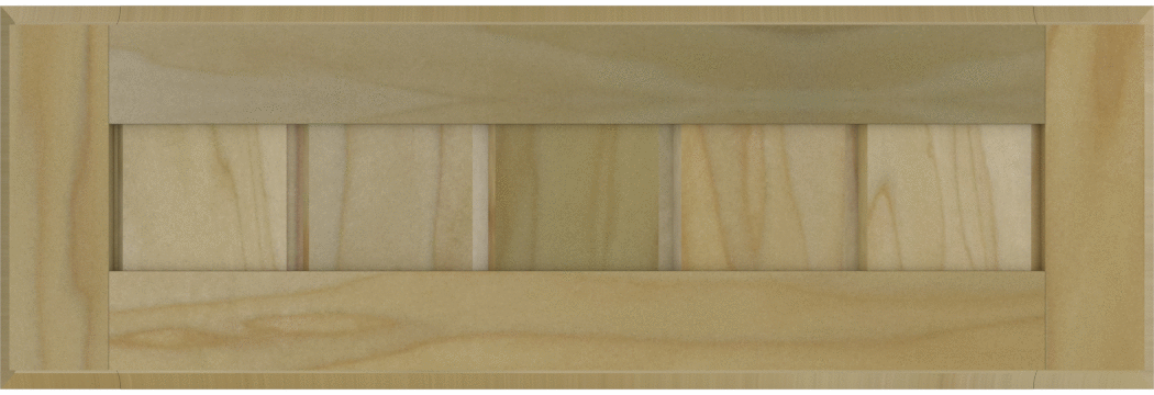 Custom V Groove Poplar Drawer Fronts | Estate Millwork