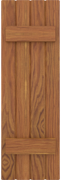 Premium Custom Red Oak Board & Batten Shutters | Estate Millwork