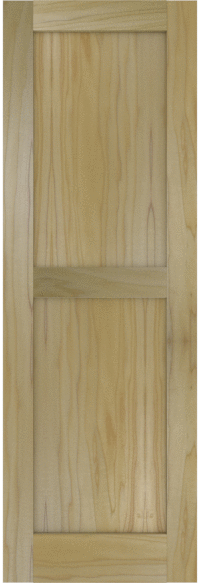 Premium Custom Poplar Flat Panel Shutters | Estate Millwork